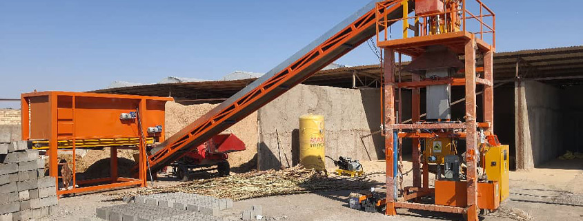 Packaging of animal fodder pulp with maize packaging machine